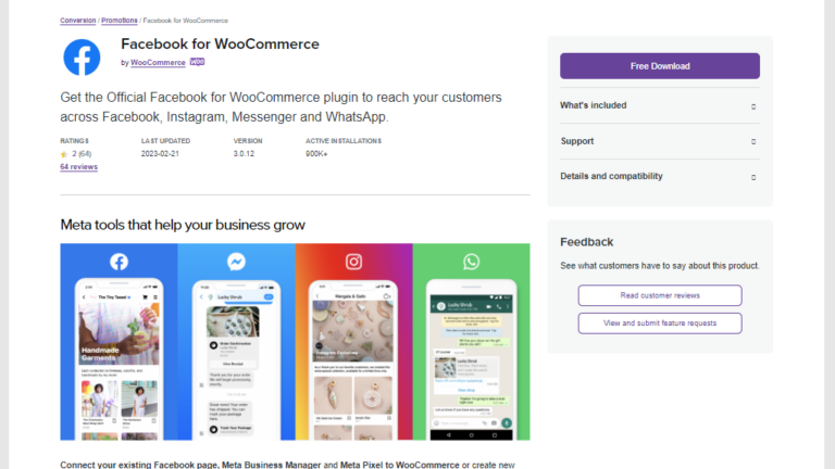 Facebook for WooCommerce - WooKeeper