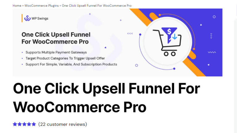 Woocommerce One Click Upsell Funnel Pro Wookeeper