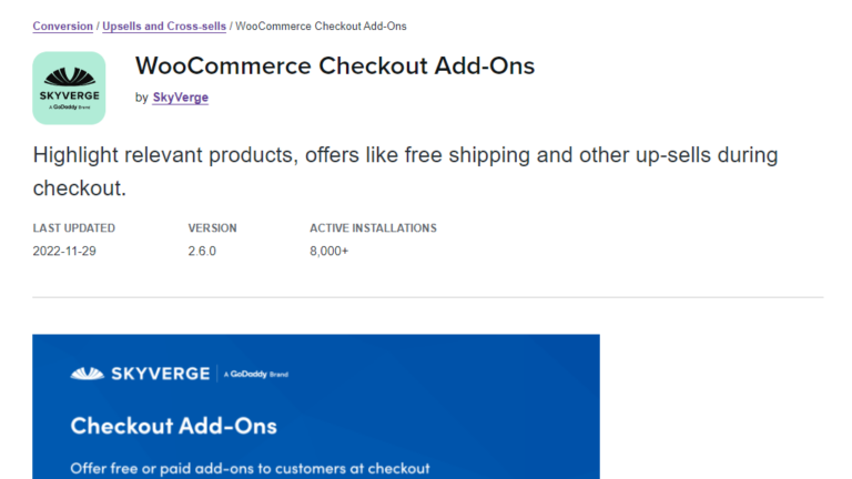 Checkout Add-Ons - WooKeeper