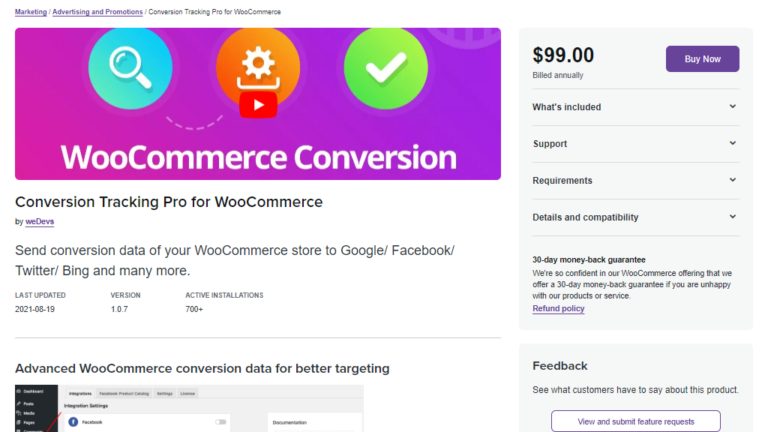 Conversion Tracking Pro for WooCommerce - WooKeeper