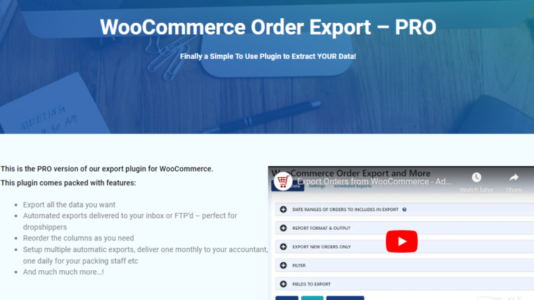 WooCommerce Order Export – PRO - WooKeeper