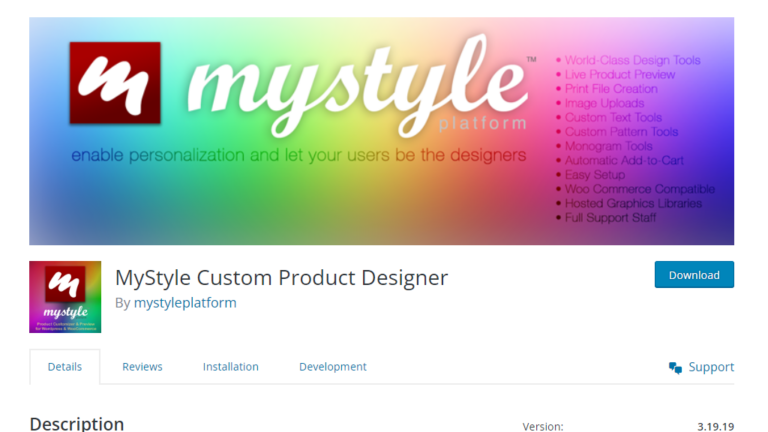 MyStyle Custom Product Designer - WooKeeper