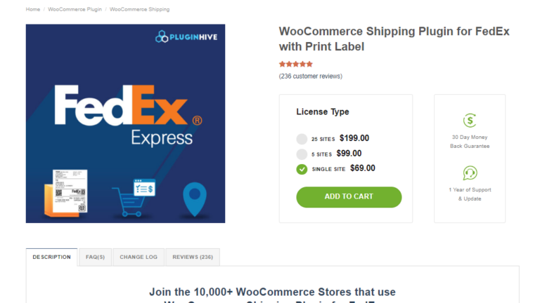 WooCommerce FedEx Shipping Plugin With Print Label - WooKeeper