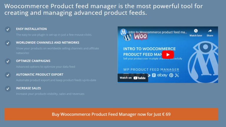 WooCommerce Google Feed Manager - WooKeeper