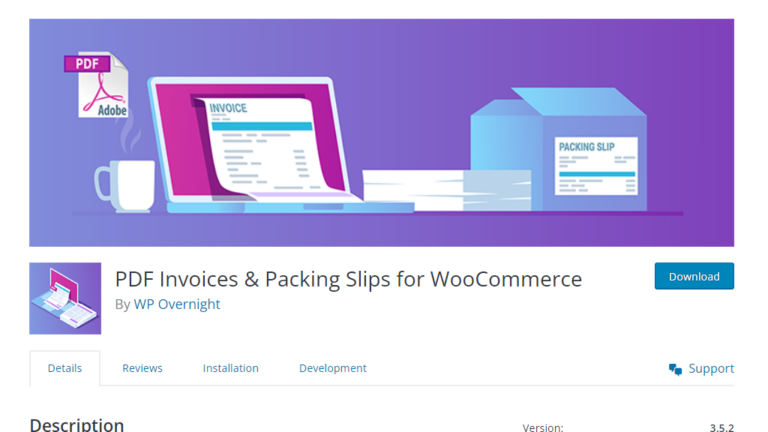 WooCommerce PDF Invoices and Packing Slips - WooKeeper